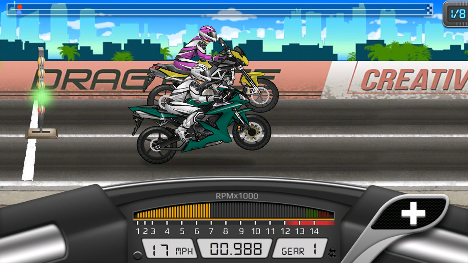 Review Game : Drag Racing Bike edition . . . Mengibur dan Bikin ngerti ...