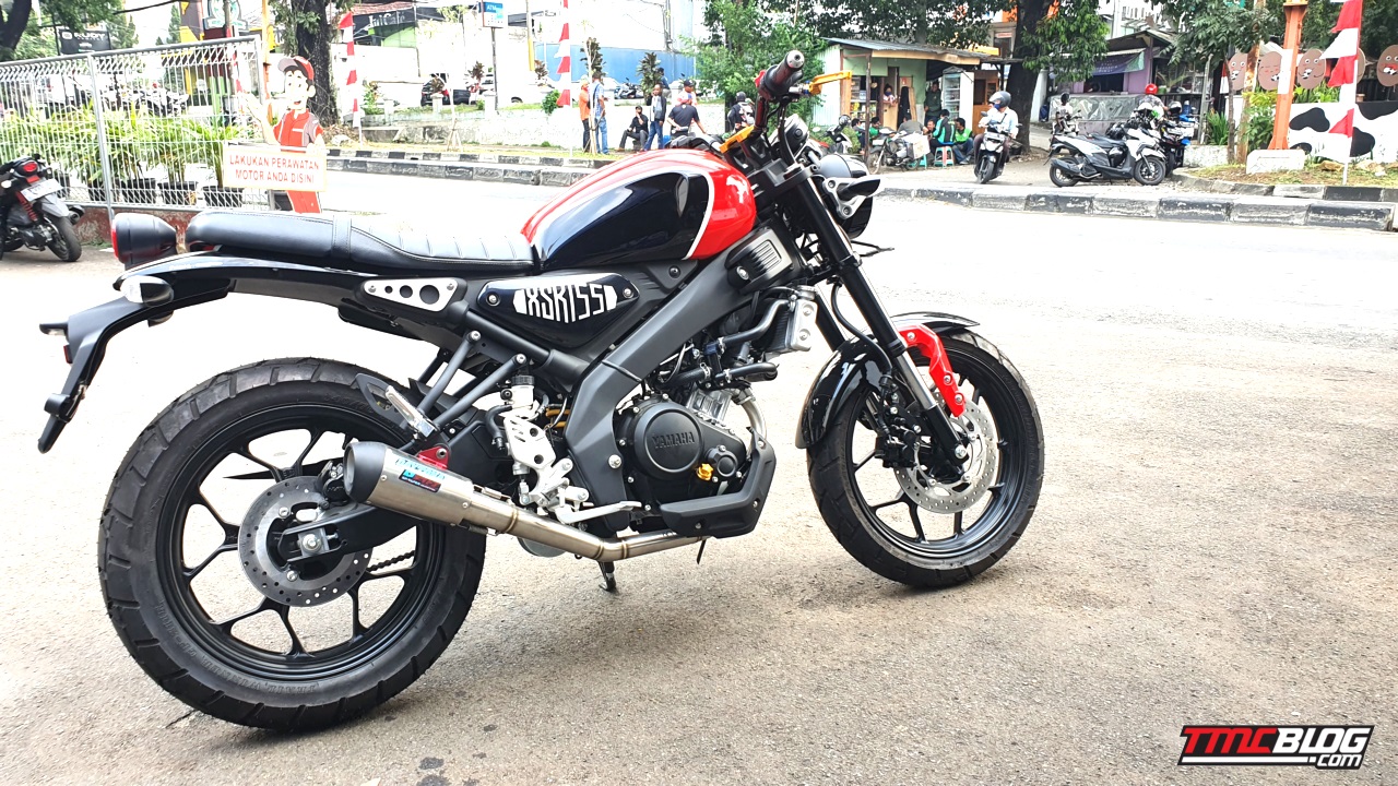 [VLOG] Intip Custom Yamaha XSR155 Cargloss Painting yang bisa langsung ...