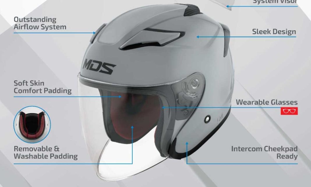 MDS Resmi Rilis Helm Open Face 300 Ribuan Baru : VOLTUS - TMCBlog.com