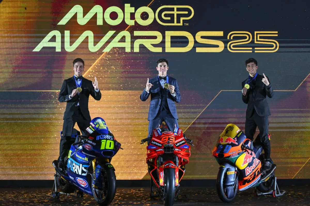 Marquez, Moreira dan Rueda jadi bintang MotoGP Awards 2025 - TMCBlog.com