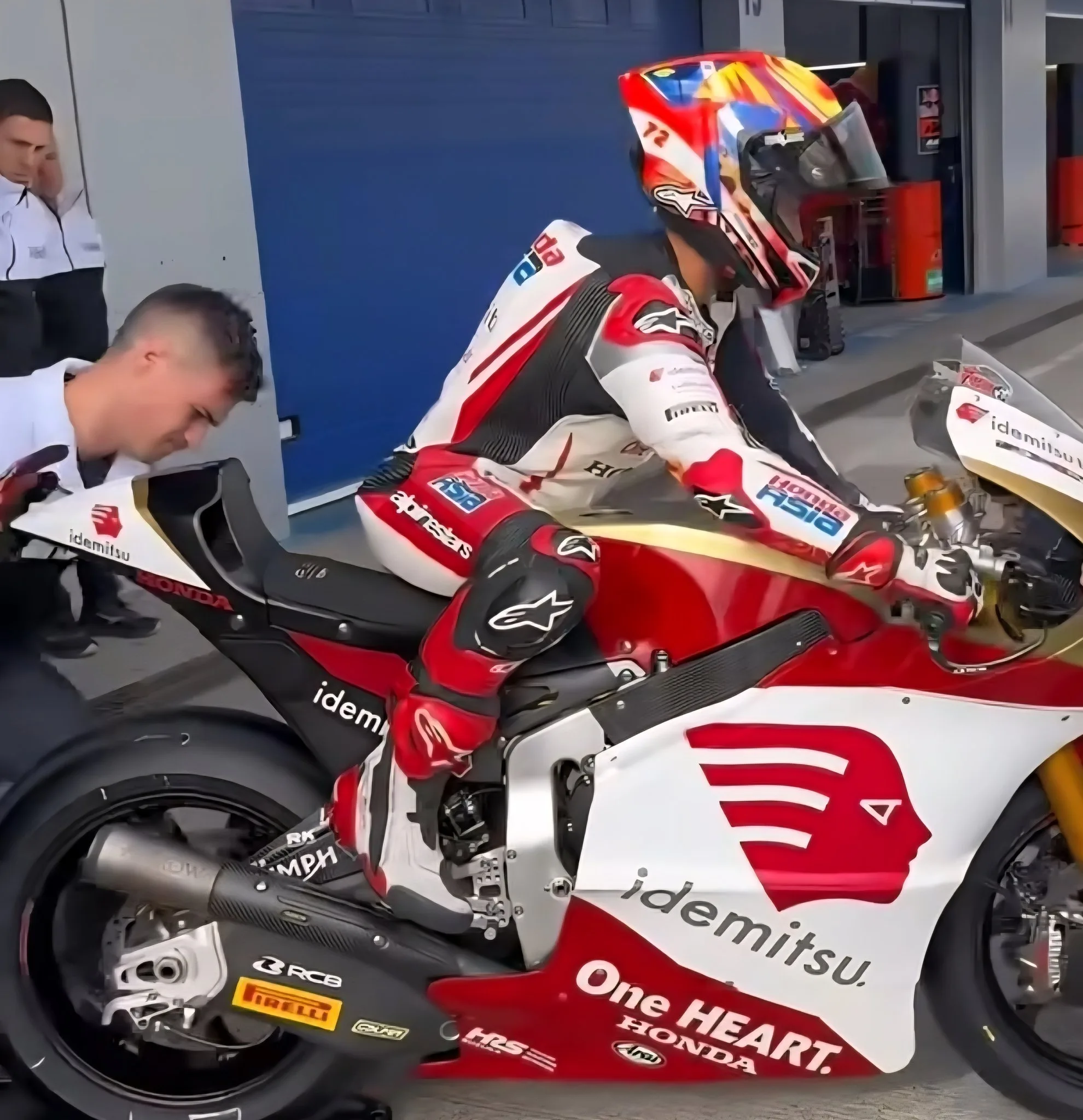 Taiyo Furusato Tercepat di tes Portimao Moto2 Yang basah ! . . Gimana ...